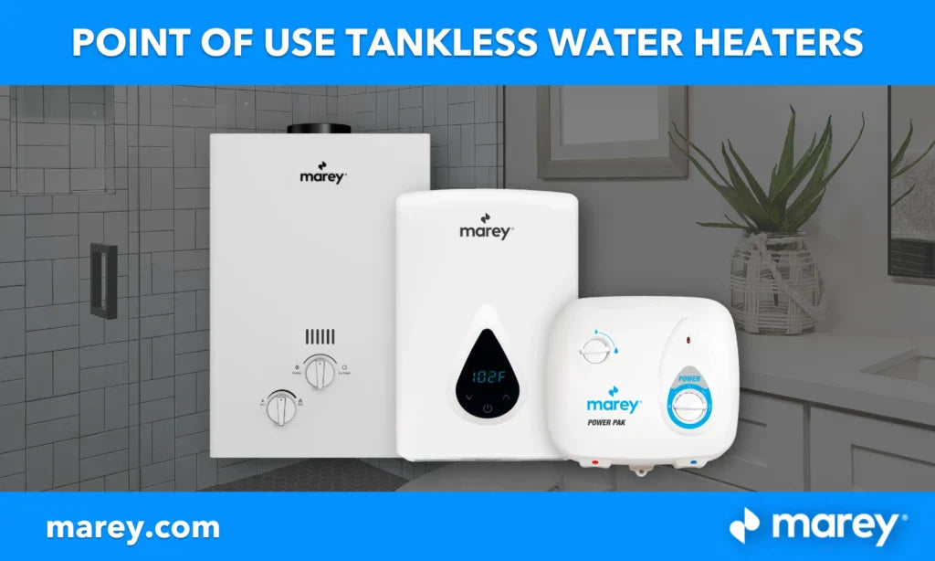 The benefits of installing a point of use water heater for your shower – Marey USA